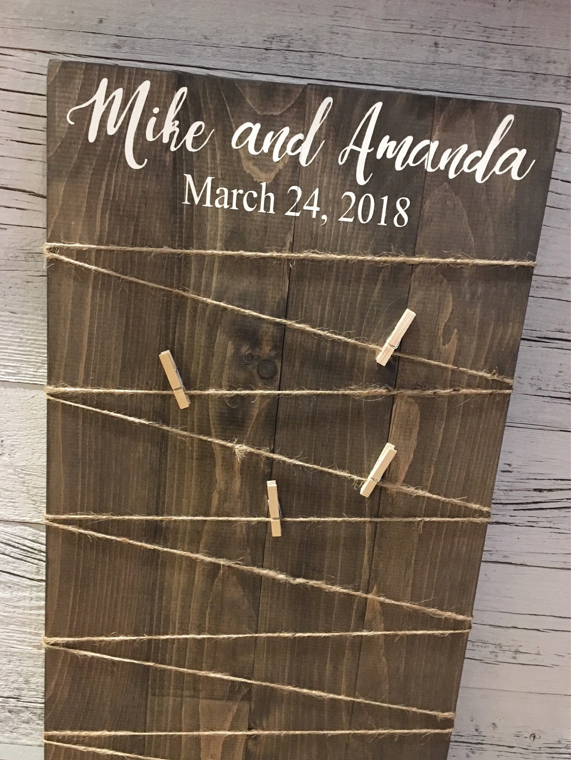 Wedding Picture Display / Wedding Sign / Wedding Display Board - Etsy