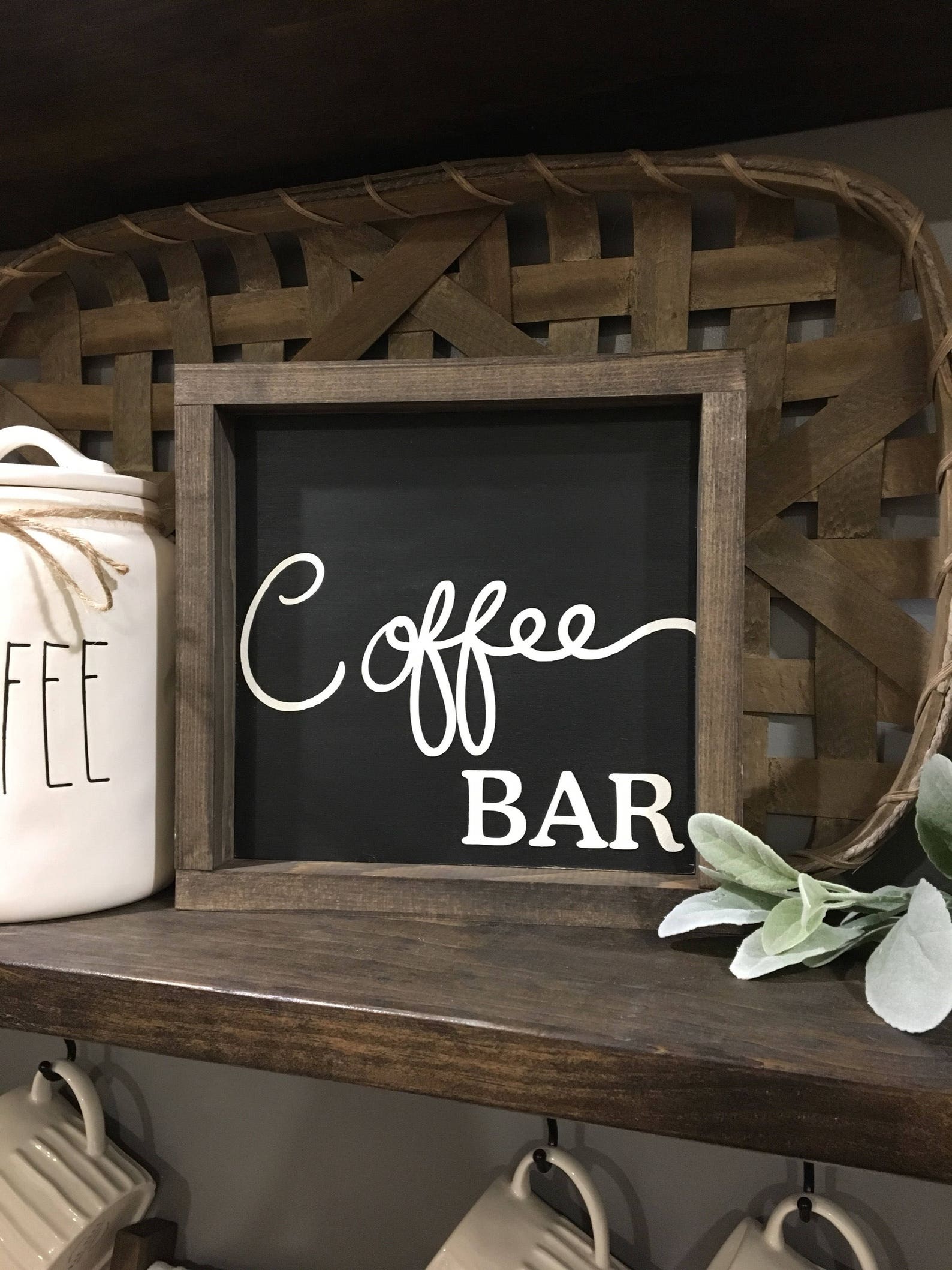 Coffee Bar / Coffee Sign / Kitchen Signs / But first coffee / | Etsy
