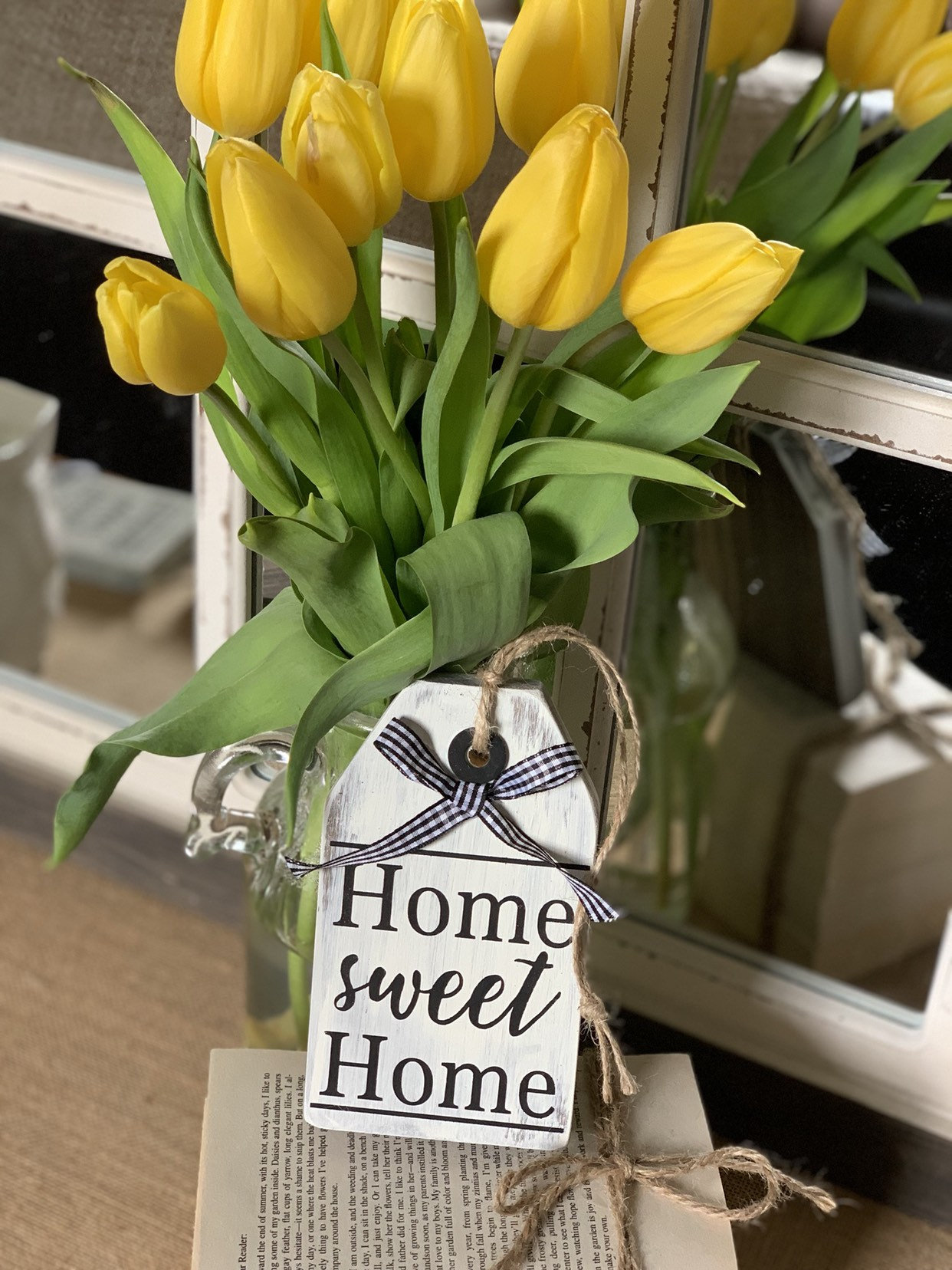 Home Sweet Farmhouse / Wood Tags / Farmhouse Signs / Tiered | Etsy