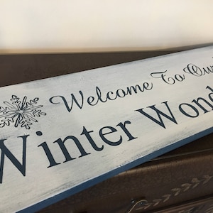 Winter Wonderland / Welcome to Our Winter Wonderland / Christmas Signs ...