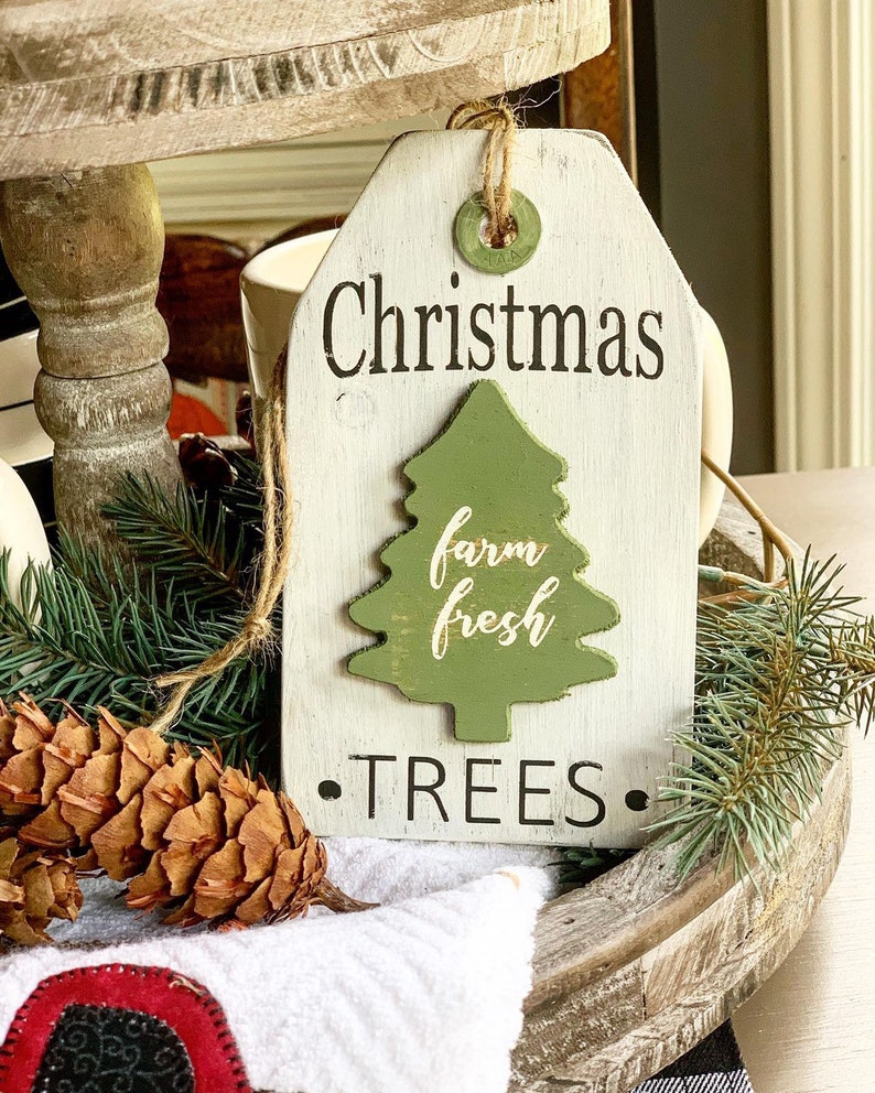 Christmas Trees / Christmas Signs / Christmas Decor / Tiered - Etsy