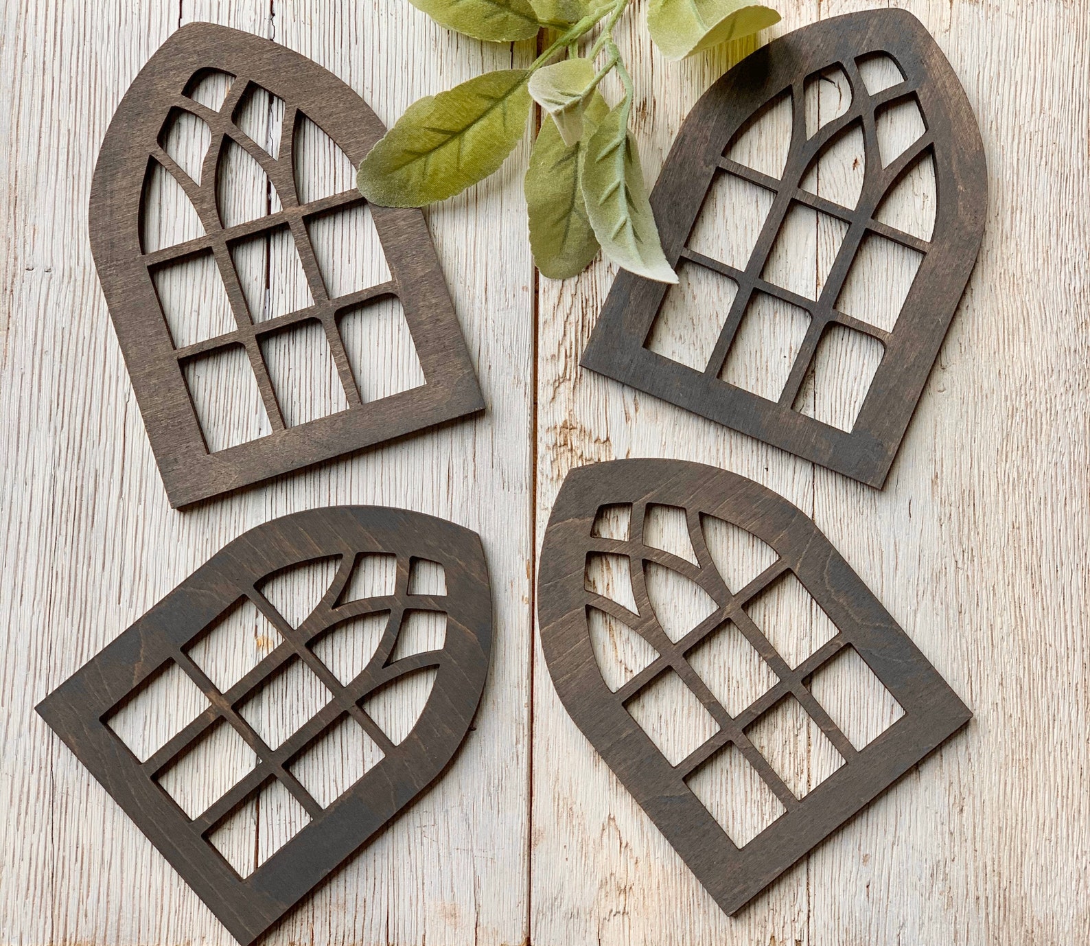 Farmhouse Window / Tiered Tray Decor / Cathedral Window / Arch - Etsy