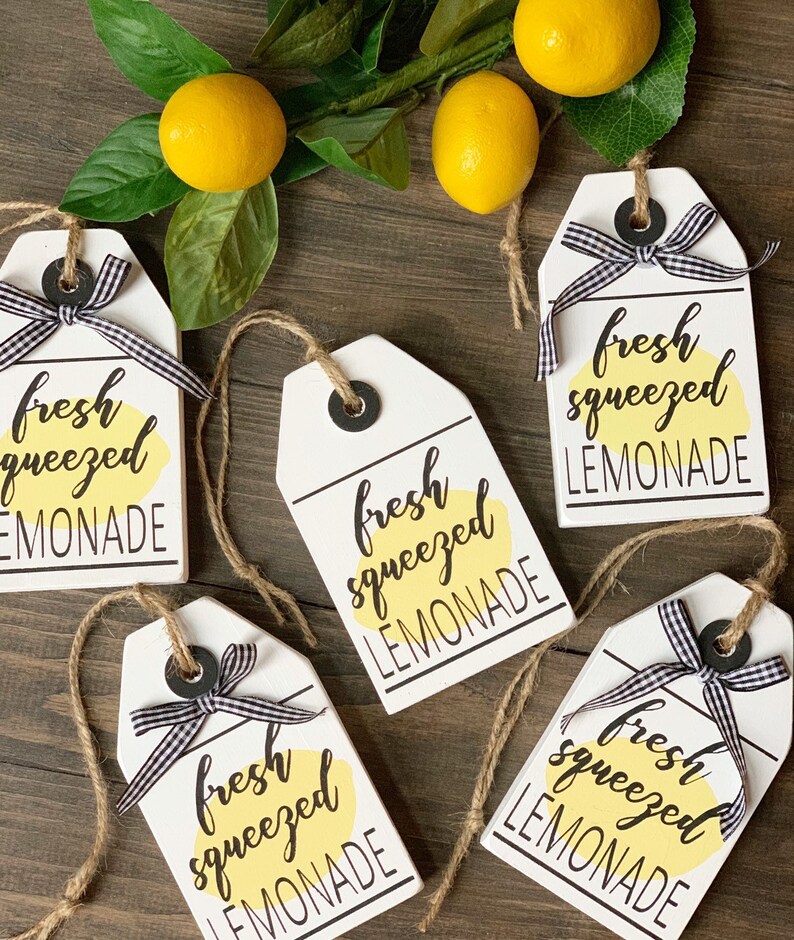 Lemon Decor / Lemons Sign / Lemons / Fresh Squeezed Lemonade / - Etsy