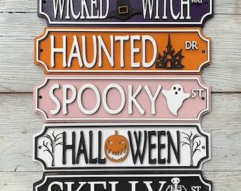 Fall Road Signs / Fall Decor / Tray Decor / Tiered Tray Decor / Fall ...