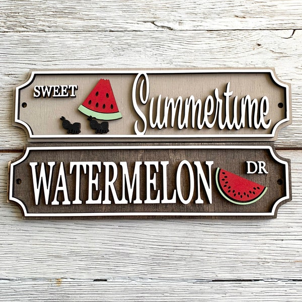 Watermelon Sign - Etsy