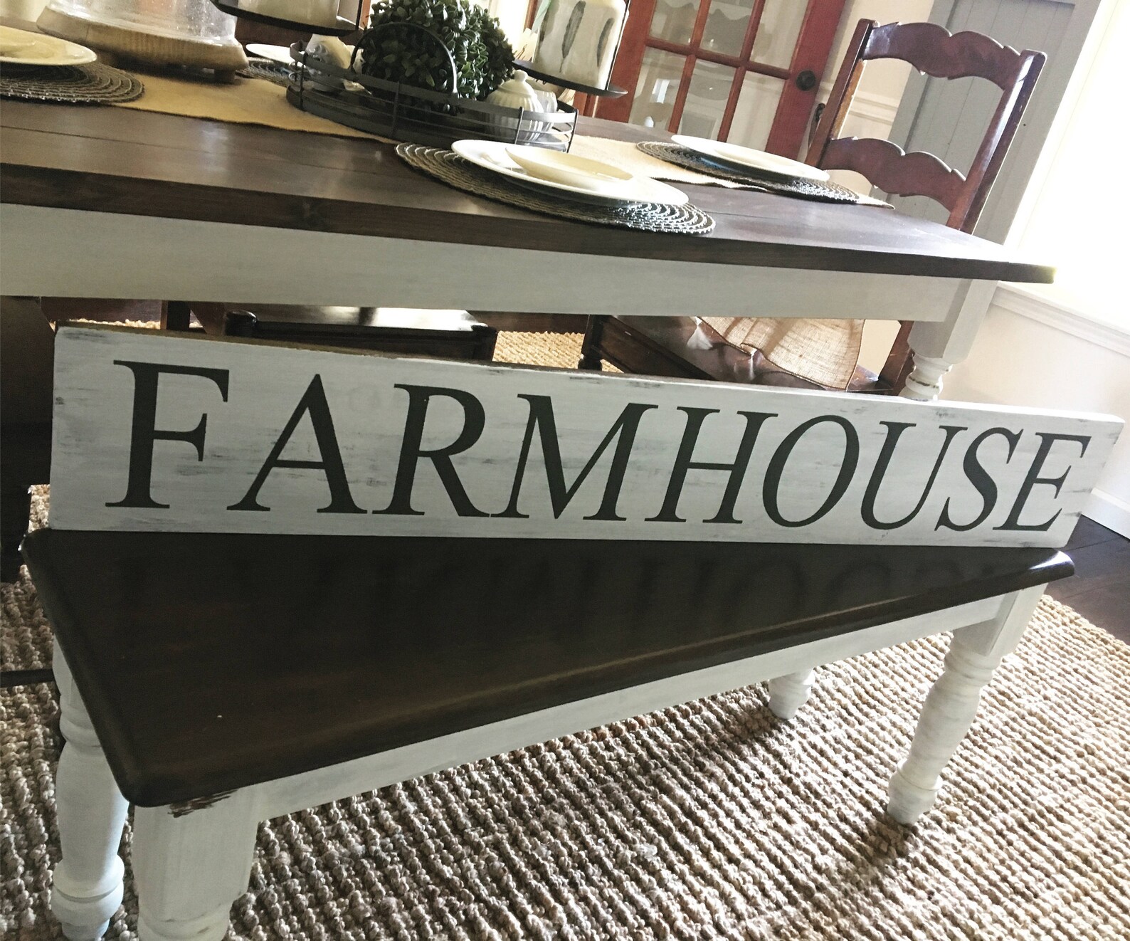 Large Farmhouse Sign / Wooden Farmhouse Sign / Farmhouse Decor | Etsy