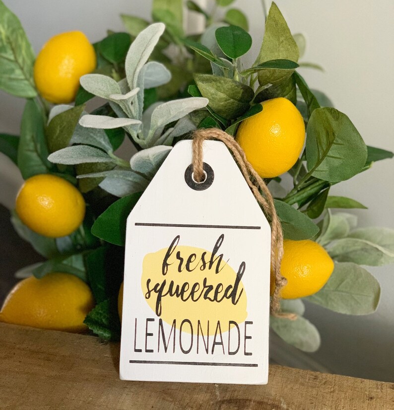 Lemon Decor / Lemons Sign / Lemons / Fresh Squeezed Lemonade / - Etsy