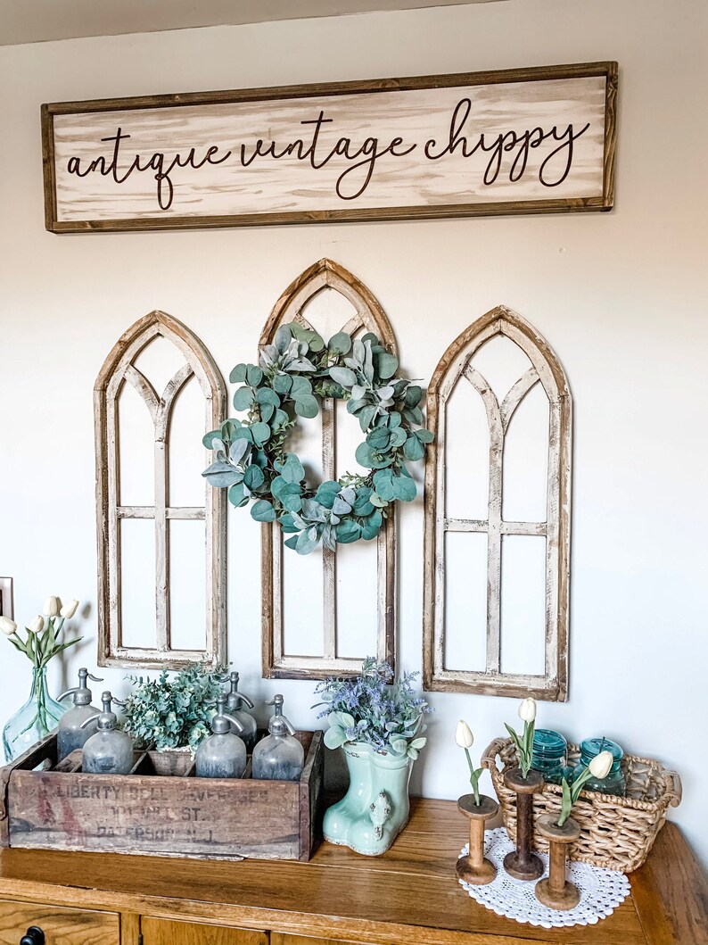 Antique Vintage Chippy Sign / Farmhouse Decor / Farmhouse Sign - Etsy