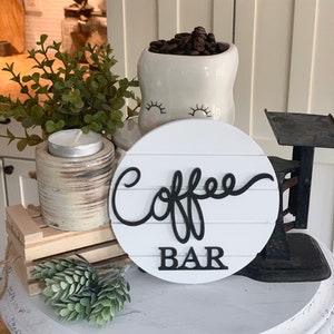 Coffee Bar Signs / Coffee Bar Decor / Shiplap Sign / but First - Etsy
