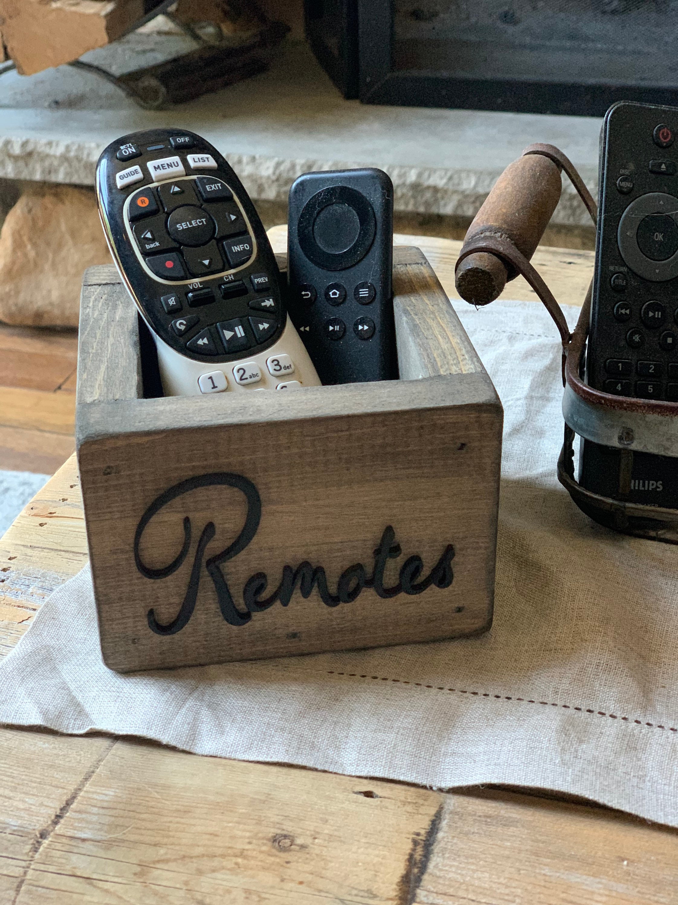 Remote Holder / Gifts for Dad / Remote Control Holder / - Etsy