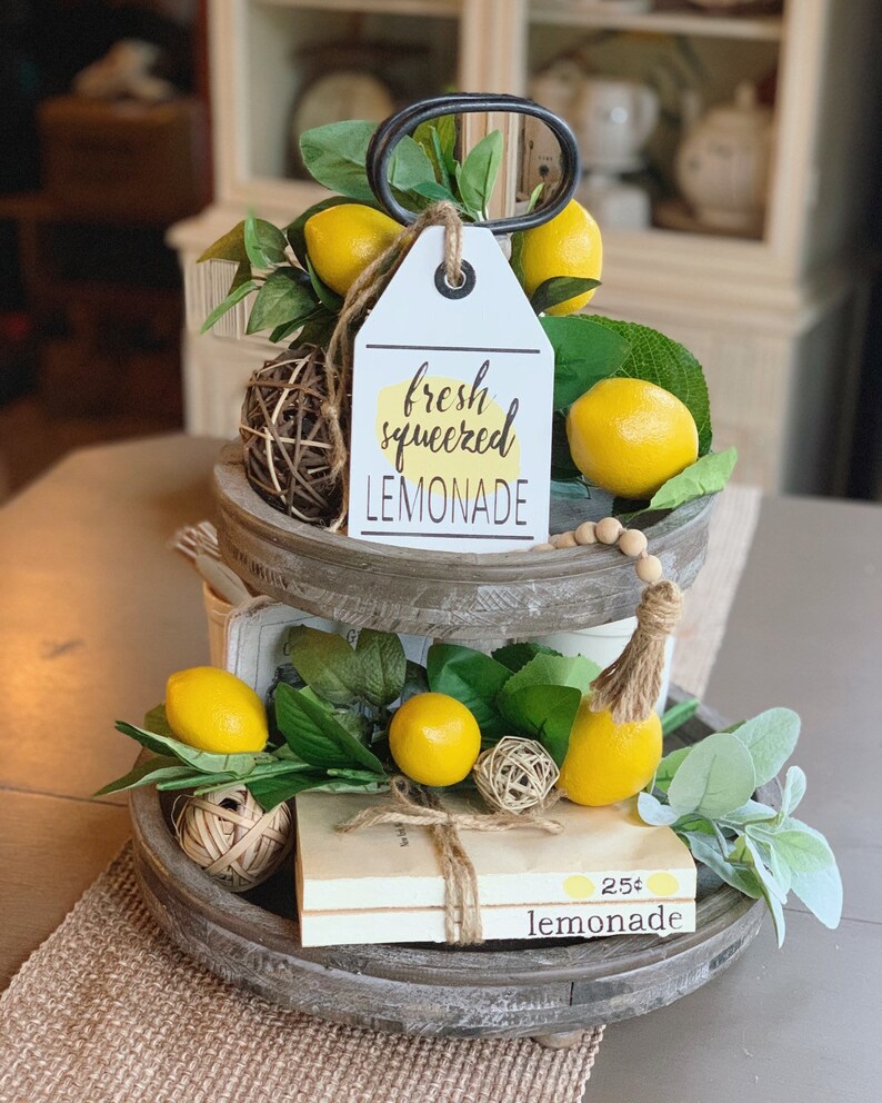 Lemon Decor / Lemons Sign / Lemons / Fresh Squeezed Lemonade / - Etsy