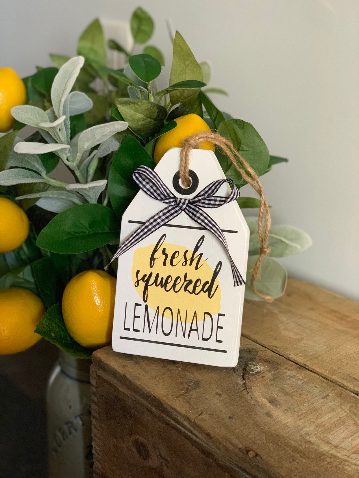 Lemon Decor / Lemons Sign / Lemons / Fresh Squeezed Lemonade / - Etsy