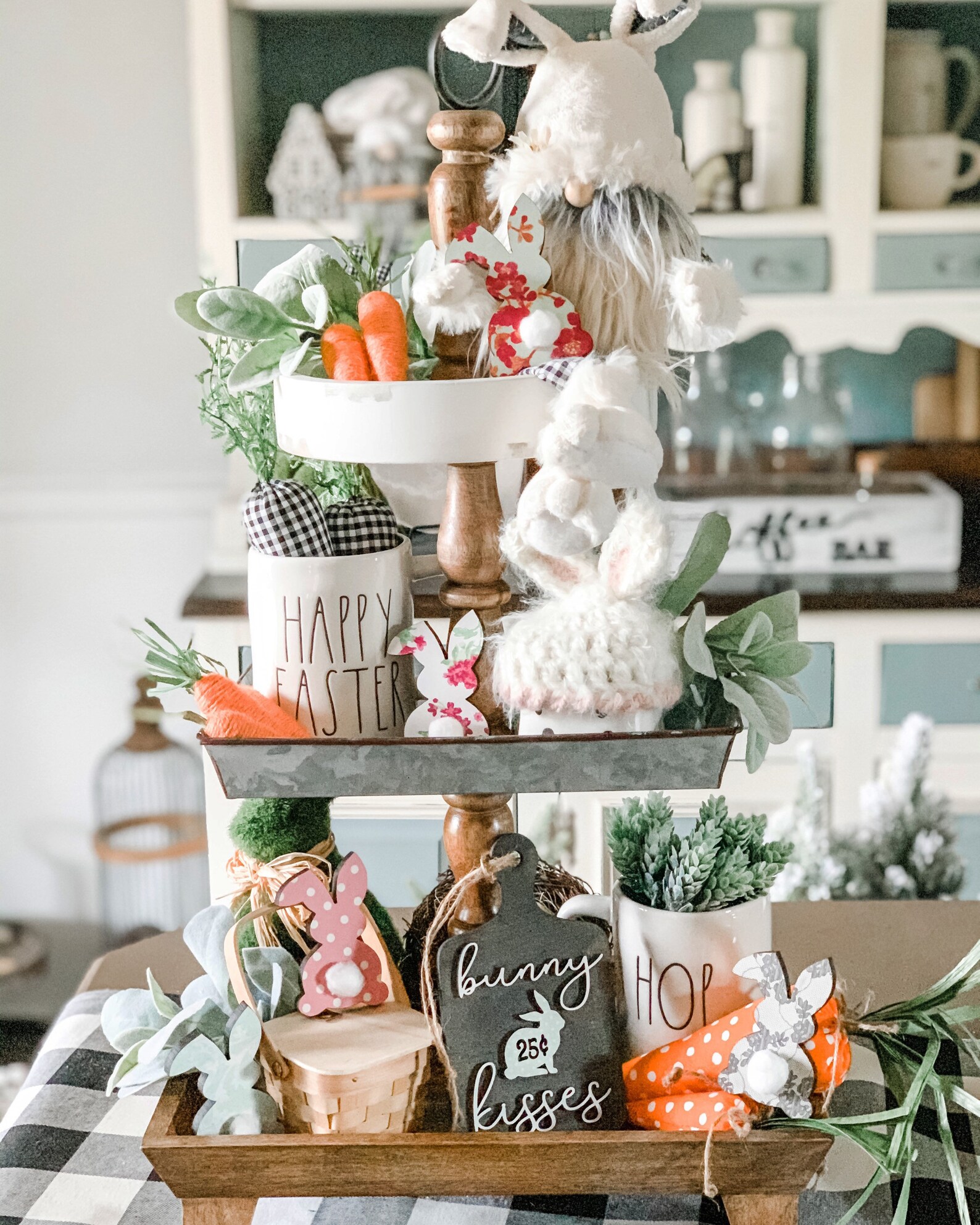 Easter Signs / Easter Decor / Tiered Tray Decor / Farmhouse | Etsy