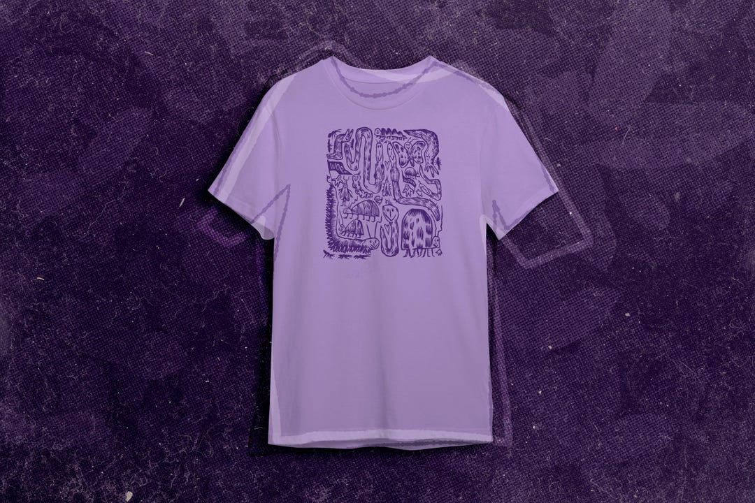 Bugs & Worms Block Printed Shirt - Etsy