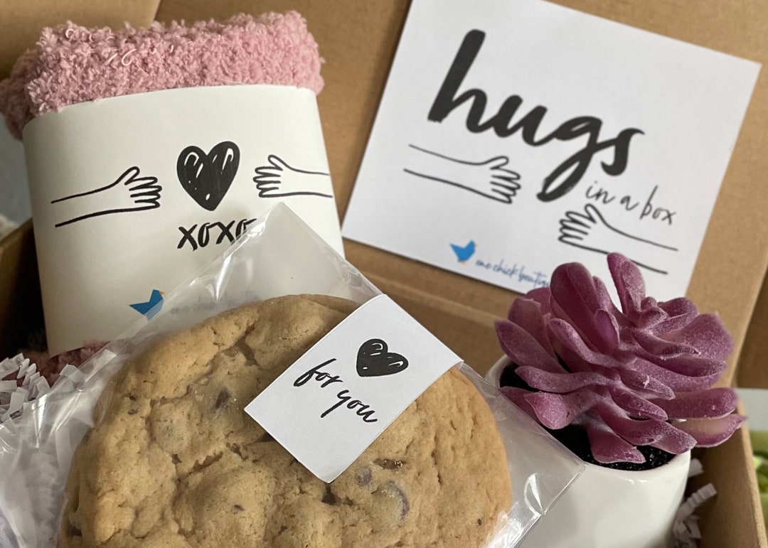 Hugs in a Box, Gift Box, Care Package, Thank You Gift, College Care ...