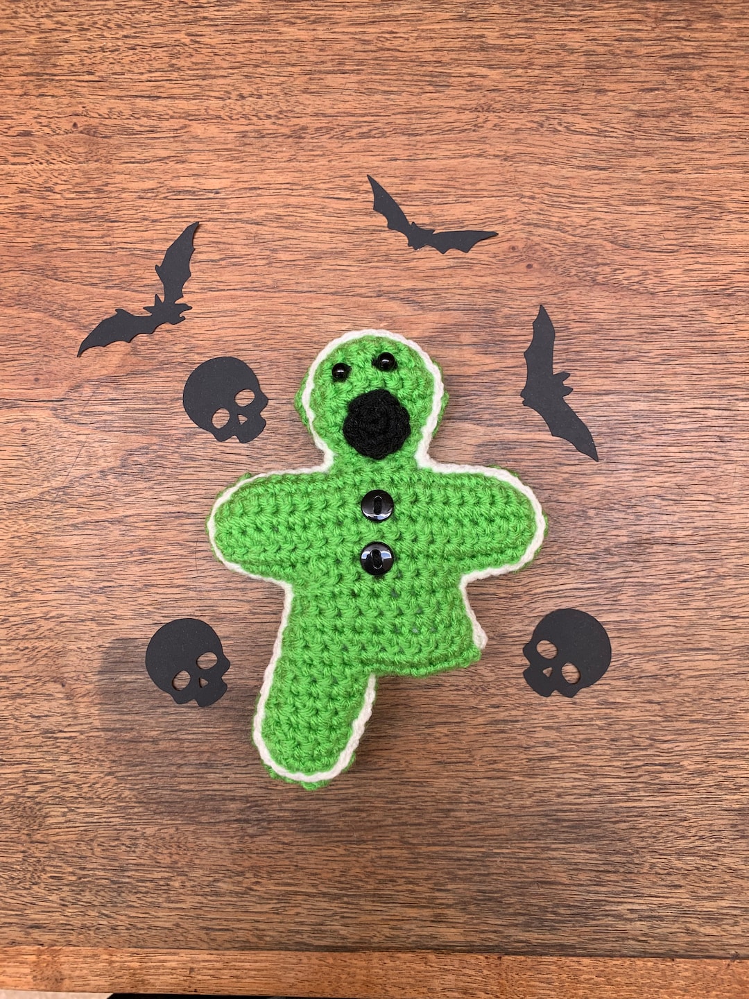 Zombie Gingerbread Man, Scary Christmas, Crochet Zombie, Gingerbread ...