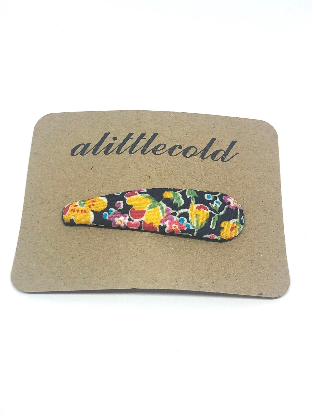 Hair Clips / Liberty Fabric Covered Snaps Clips/ Hand Sew Snap Clips - Etsy