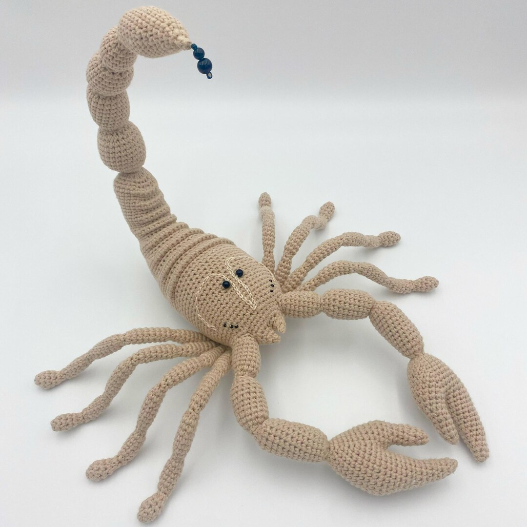 Scorpion Crochet, Handmade Wireframe Crochet Scorpion – Large 40x35 Cm ...