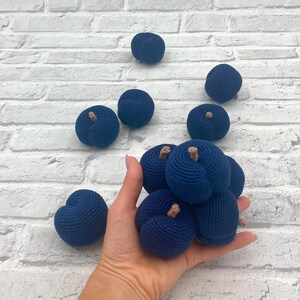 Realistic Crochet Plum Amigurumi Fruit Play and Decor, Handmade Fruit ...