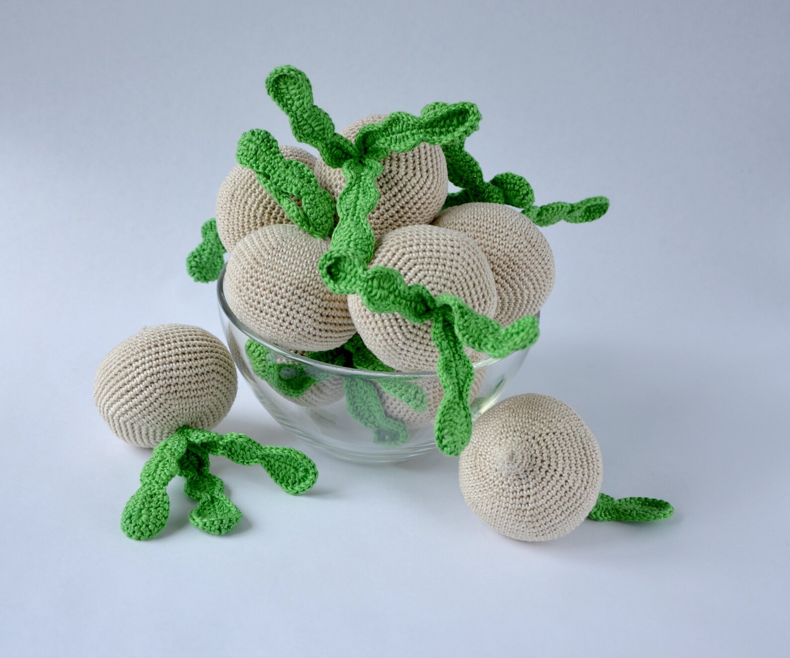 1 Pcs Crochet Turnip Crochet Plush Knitted Toy Food Fake - Etsy