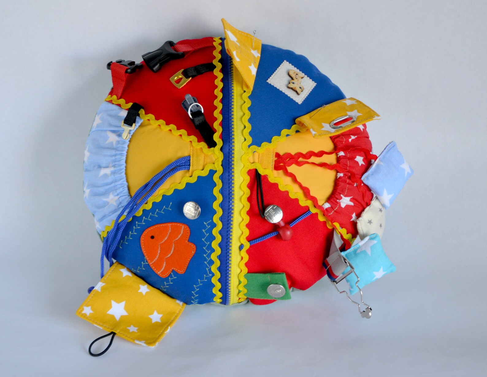 Dementia Fidget Pillow With Flowers Alzheimer's Sensory - Etsy