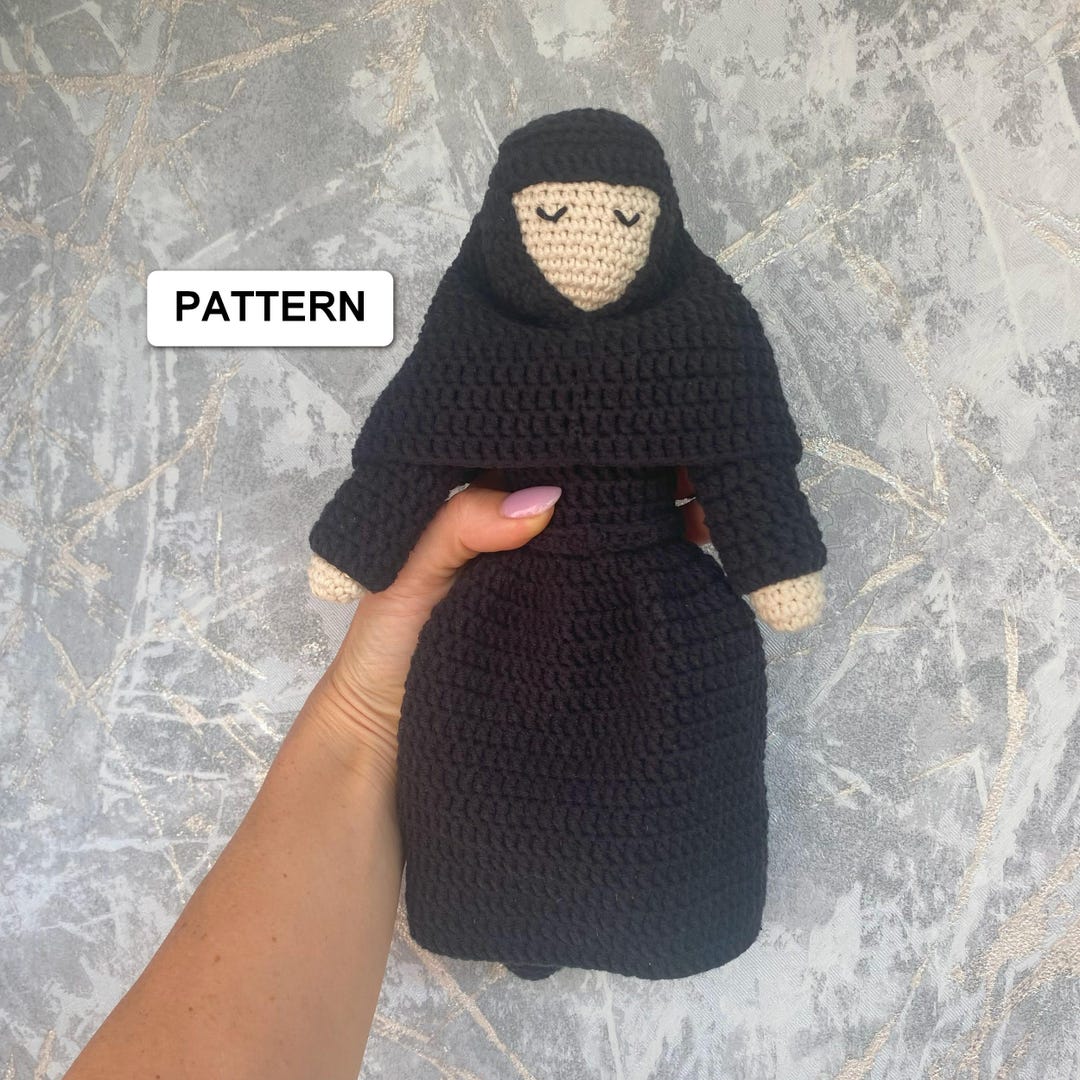 Silent Sisters: Nonastic Nun Doll Crochet Pattern, Tranquil Tradition ...