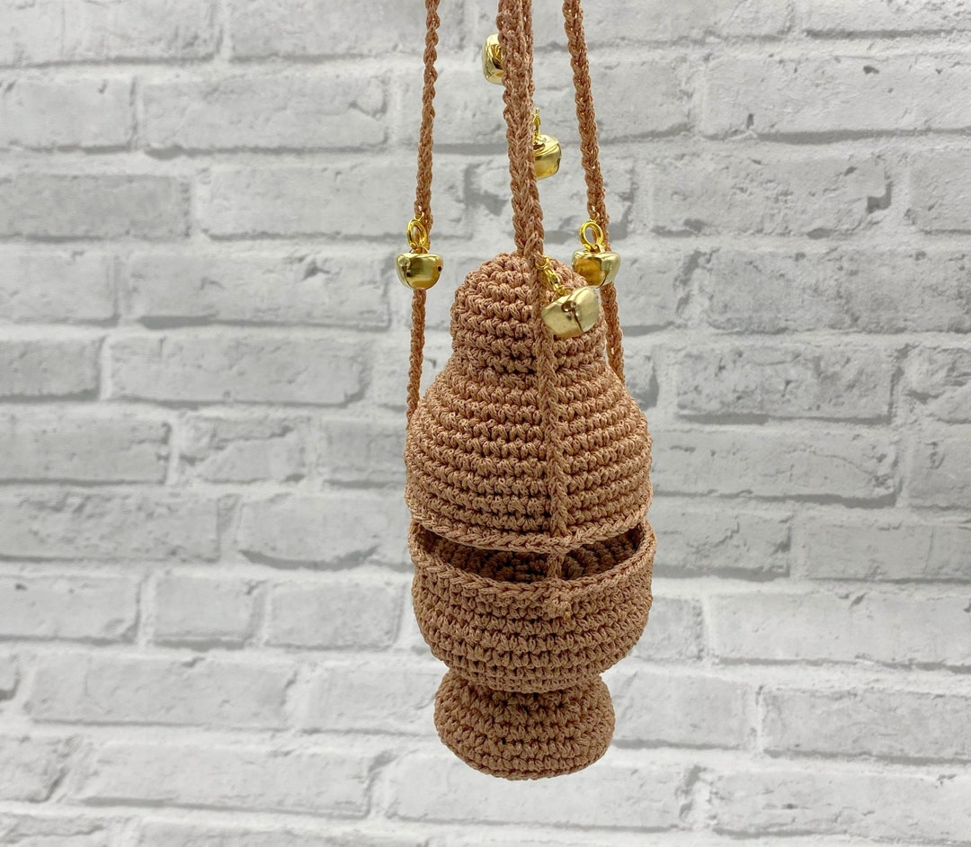 Crochet Censer With Removable Bells for Church, Orthodox Censer ...