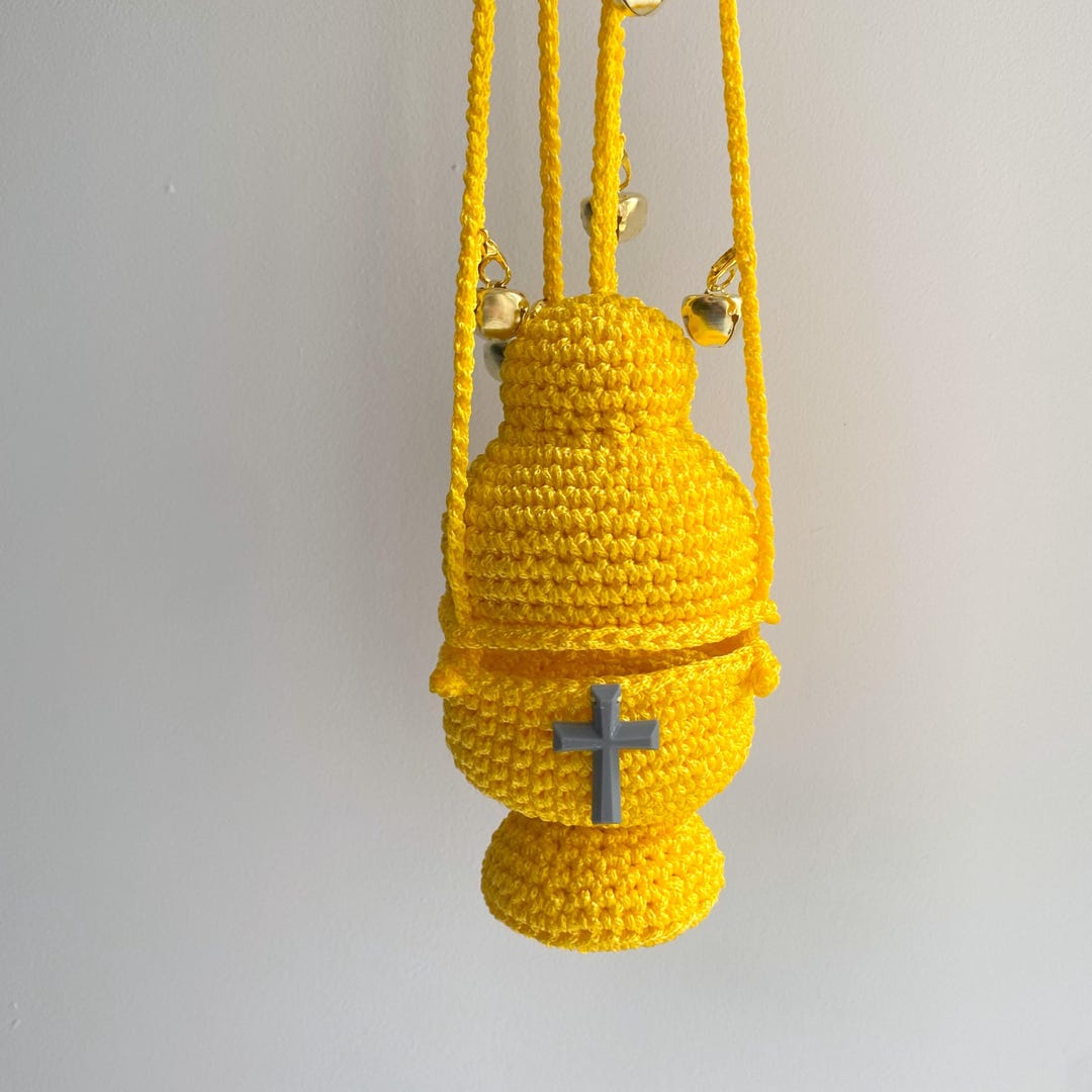 Gold Crochet Censor, Eastern Orthodox Incense Burner, Handmade Boy ...