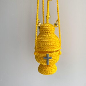 Gold Crochet Censor, Eastern Orthodox Incense Burner, Handmade Boy ...