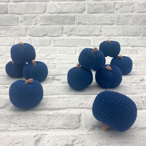 Realistic Crochet Plum Amigurumi Fruit Play and Decor, Handmade Fruit ...