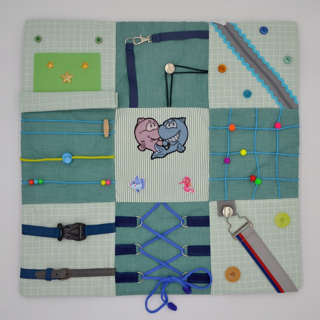 Fidget Blanket for Adults Shark Sensory Alzheimer's Quilt - Etsy