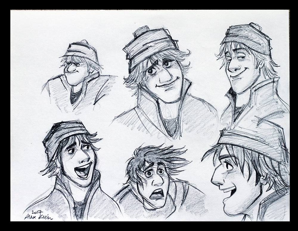 How To Draw Frozen Kristoff