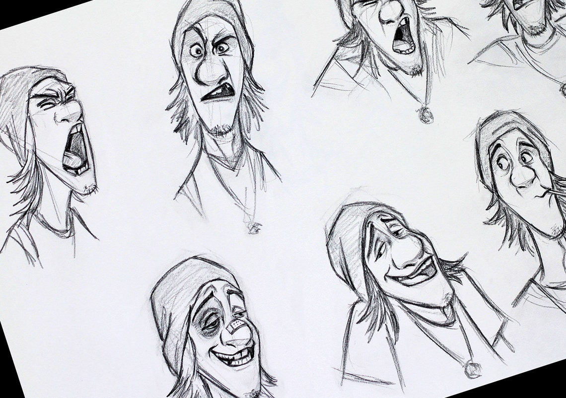 Fred From Big Hero 6 Original Pencil Sketch Disney Drawing Marvel ...