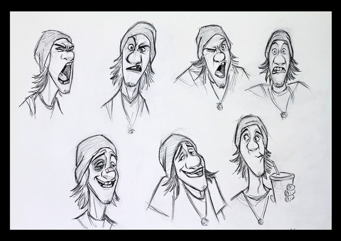 Fred From Big Hero 6 Original Pencil Sketch Disney Drawing Marvel ...