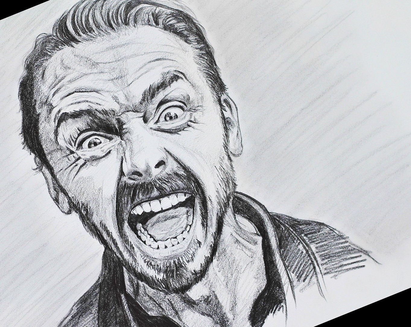 Original Art Drawing Sketch Film Actor Simon Pegg - Etsy