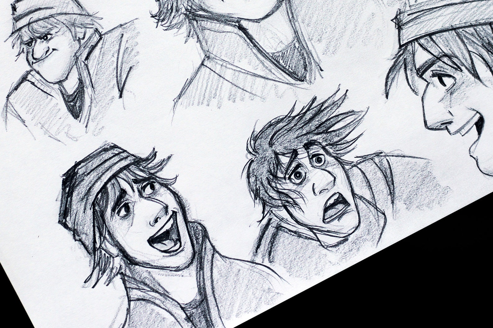 Kristoff From Frozen Disney Animation Drawing Original Pencil Sketch - Etsy