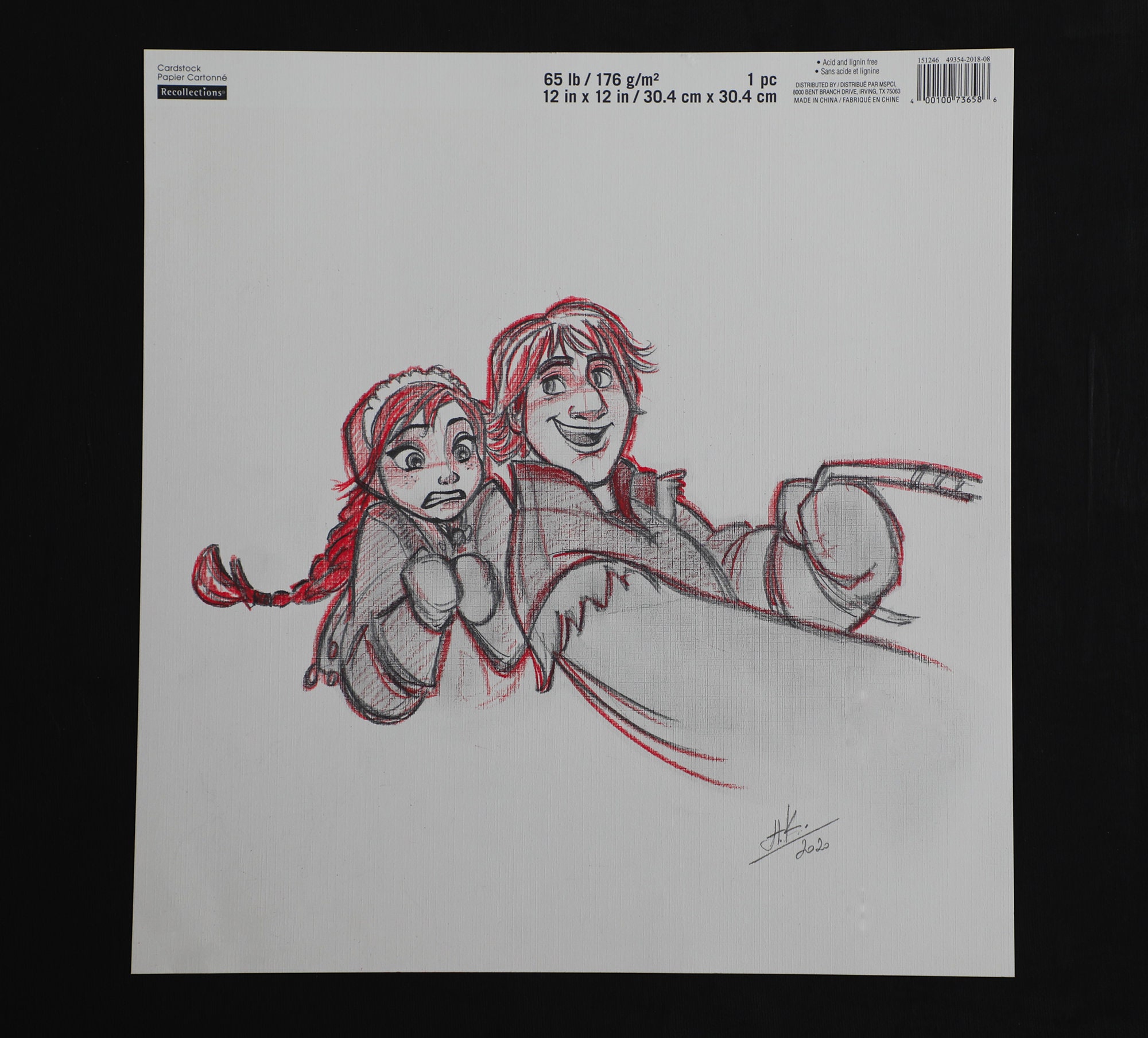 Kristoph Frozen Drawing