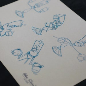 The Magnificent Lumiere From Beauty and the Beast Original Drawing ...