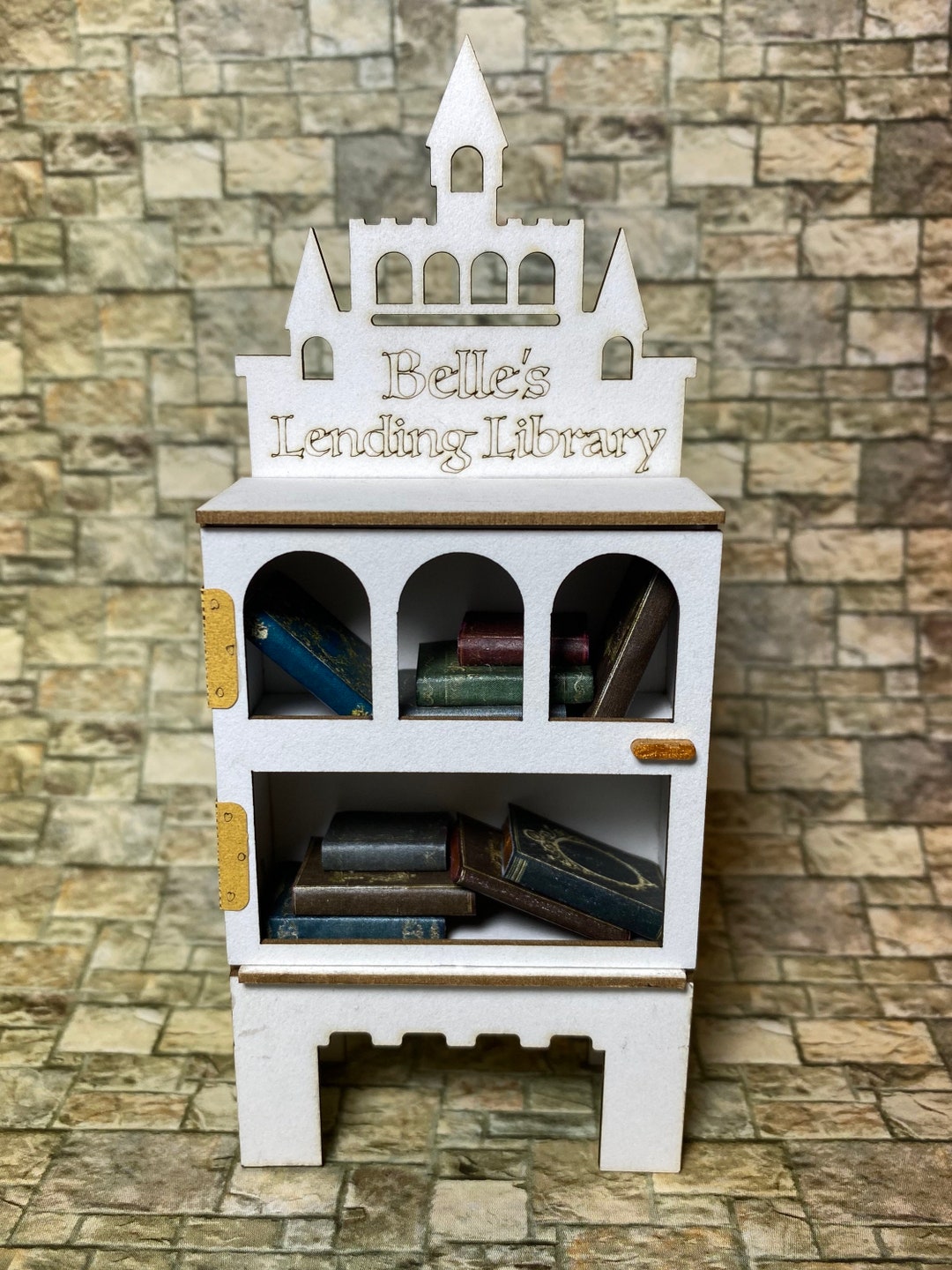 Belle’s Miniature Lending Library D.I.Y. Kit - Etsy