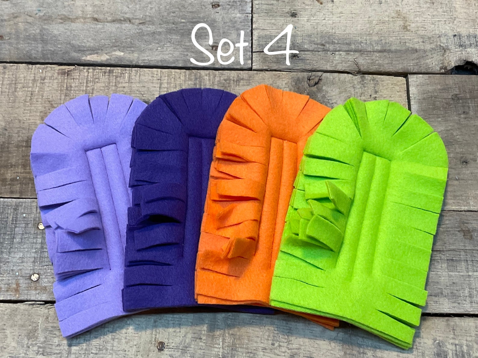 Solid Color Duster Set of 4 - Etsy
