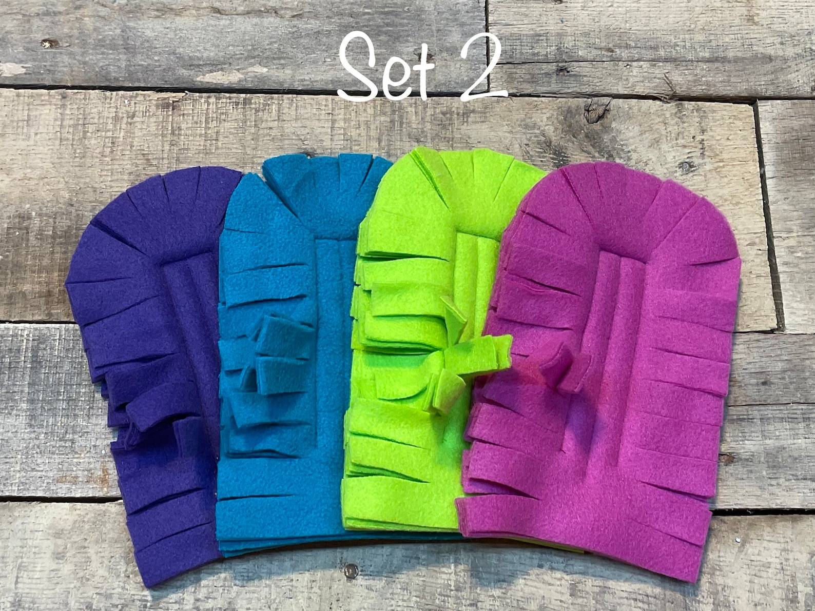 Solid Color Duster Set of 4 - Etsy