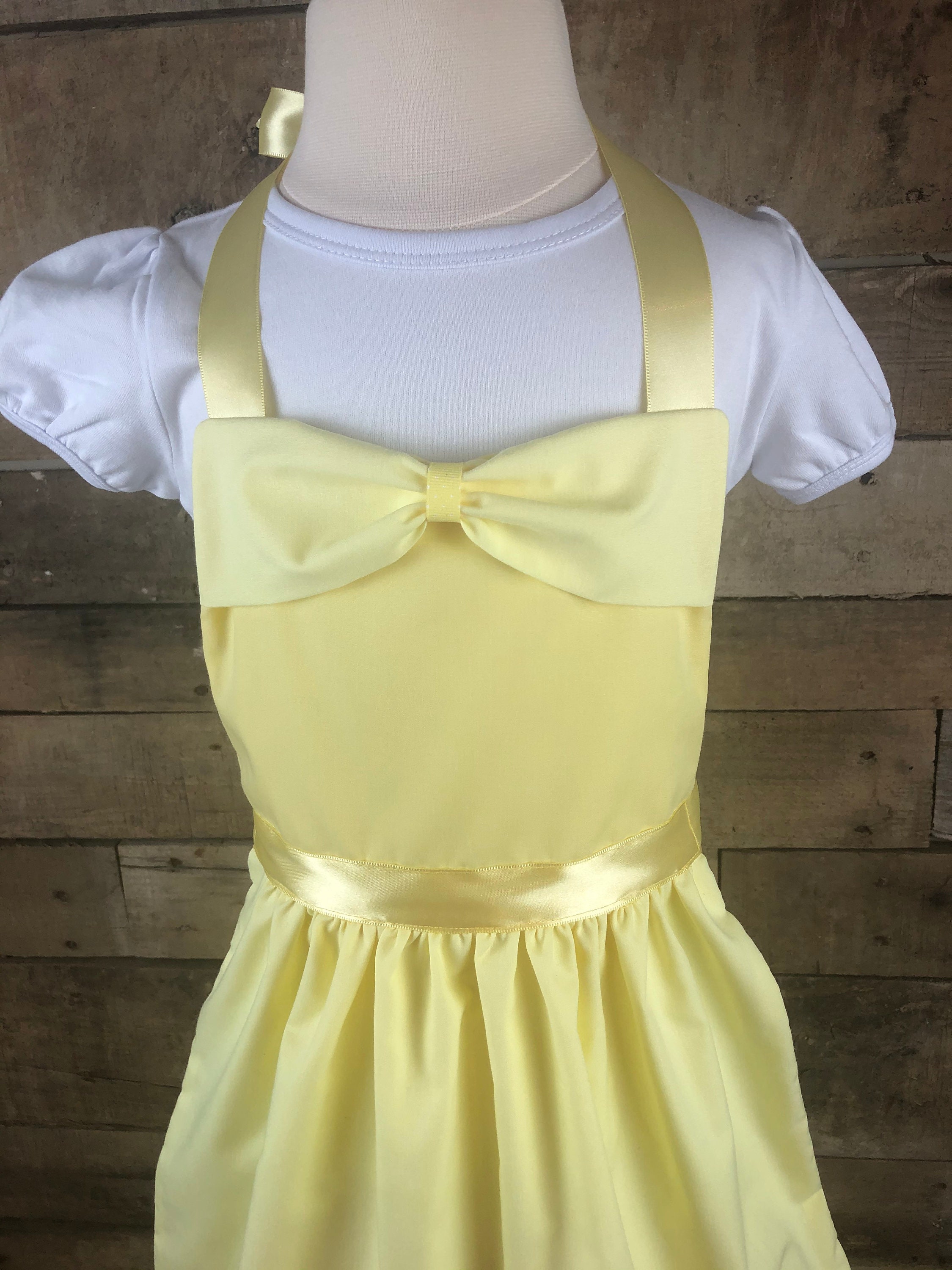 Princess Apron/ Belle Apron/ Make-believe Dress up Apron/ - Etsy