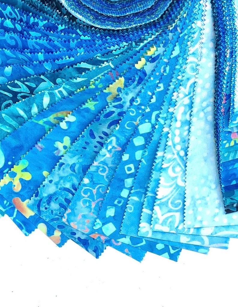 Java Batik Blue Jelly Roll Maywood Studios - Etsy