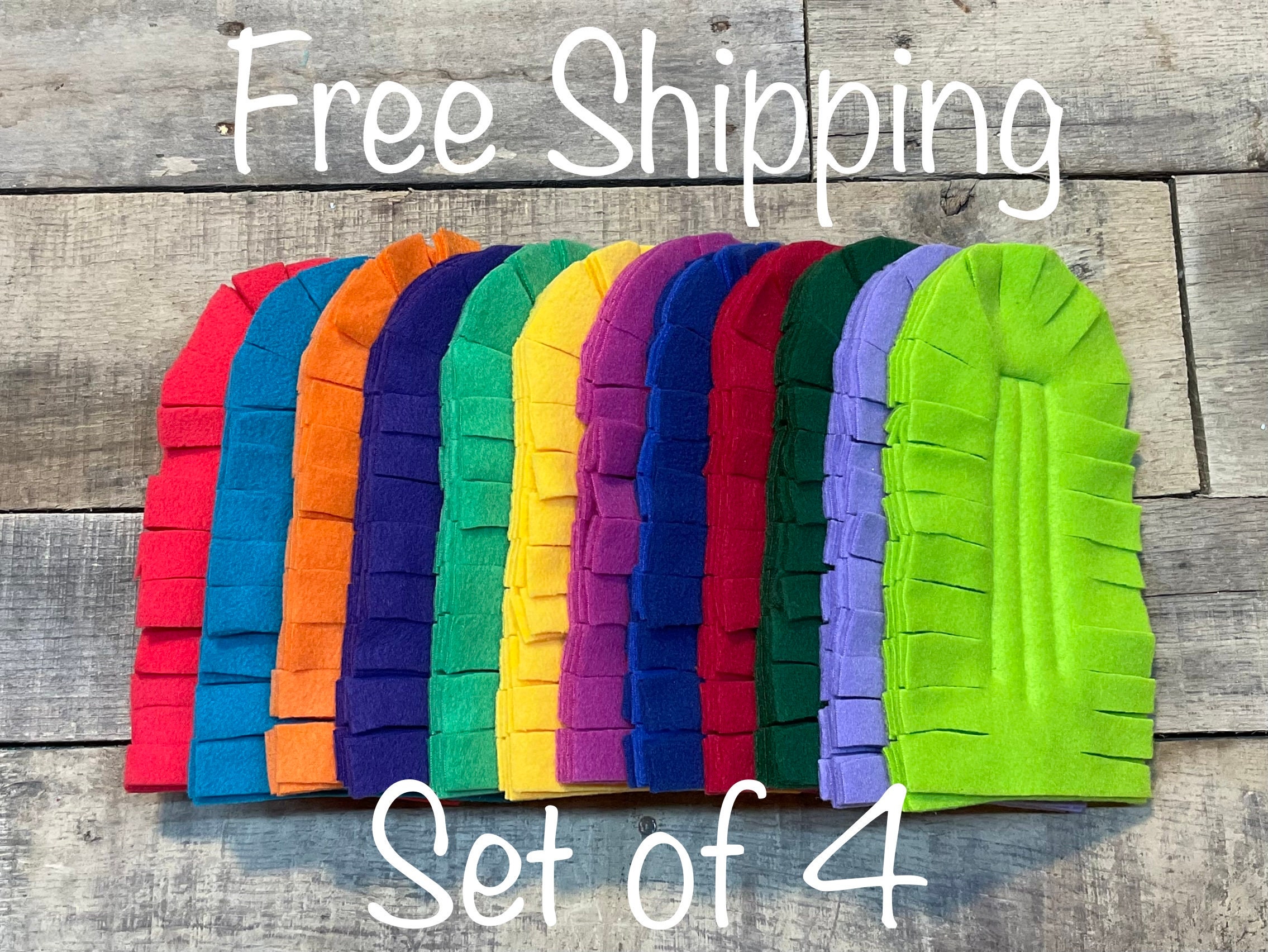 Solid Color Duster Set of 4 | Etsy