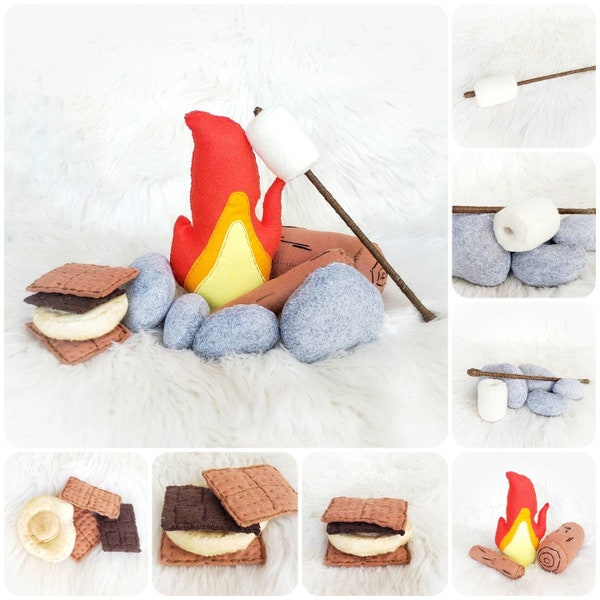 Felt Campfire - Etsy