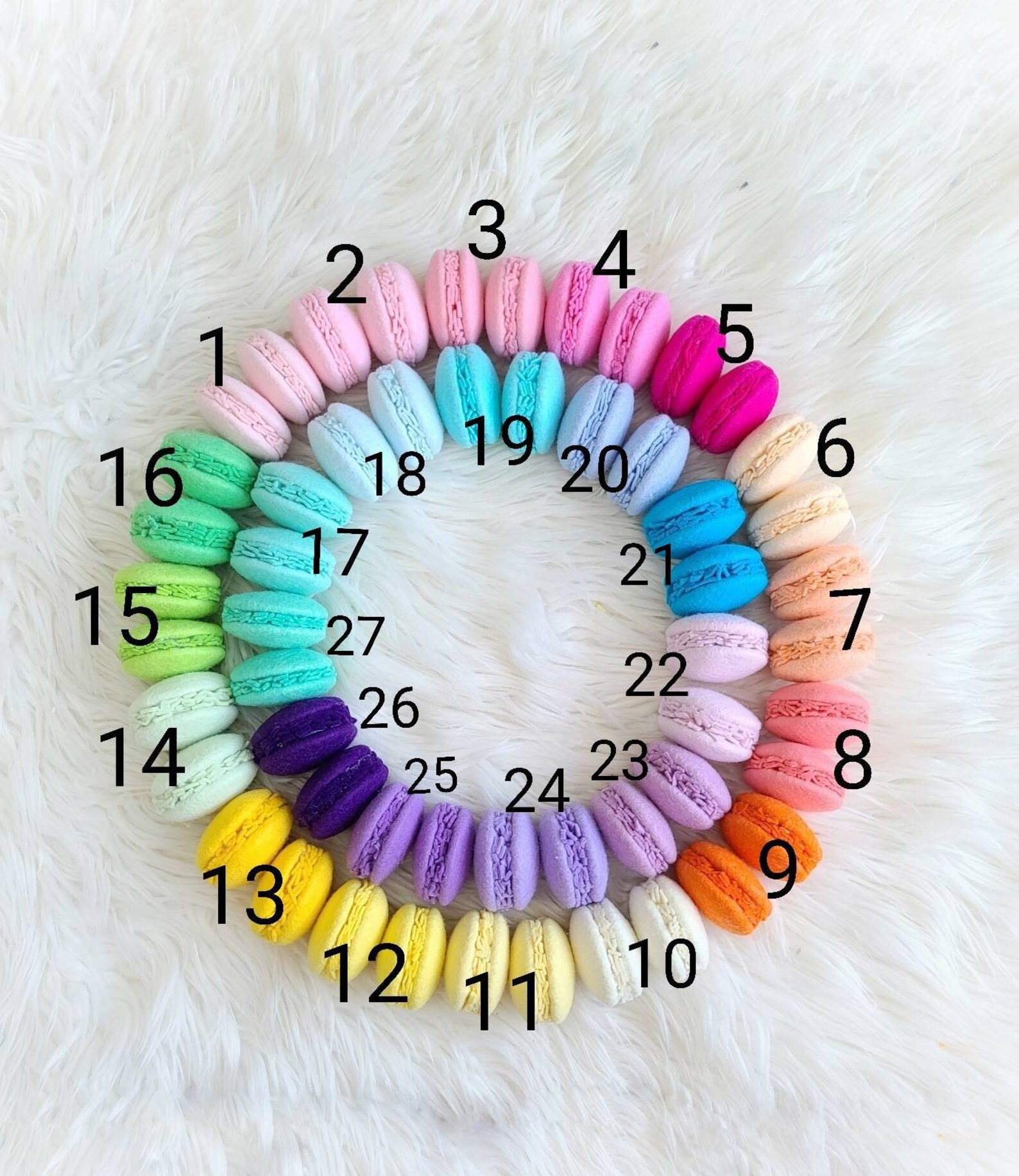 Pretend Play Macaron Felt Food Tea Party Perfect Macaroon - Etsy