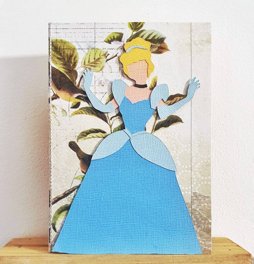 Disney's Cinderella Homemade Papercut Card A Dream is A - Etsy