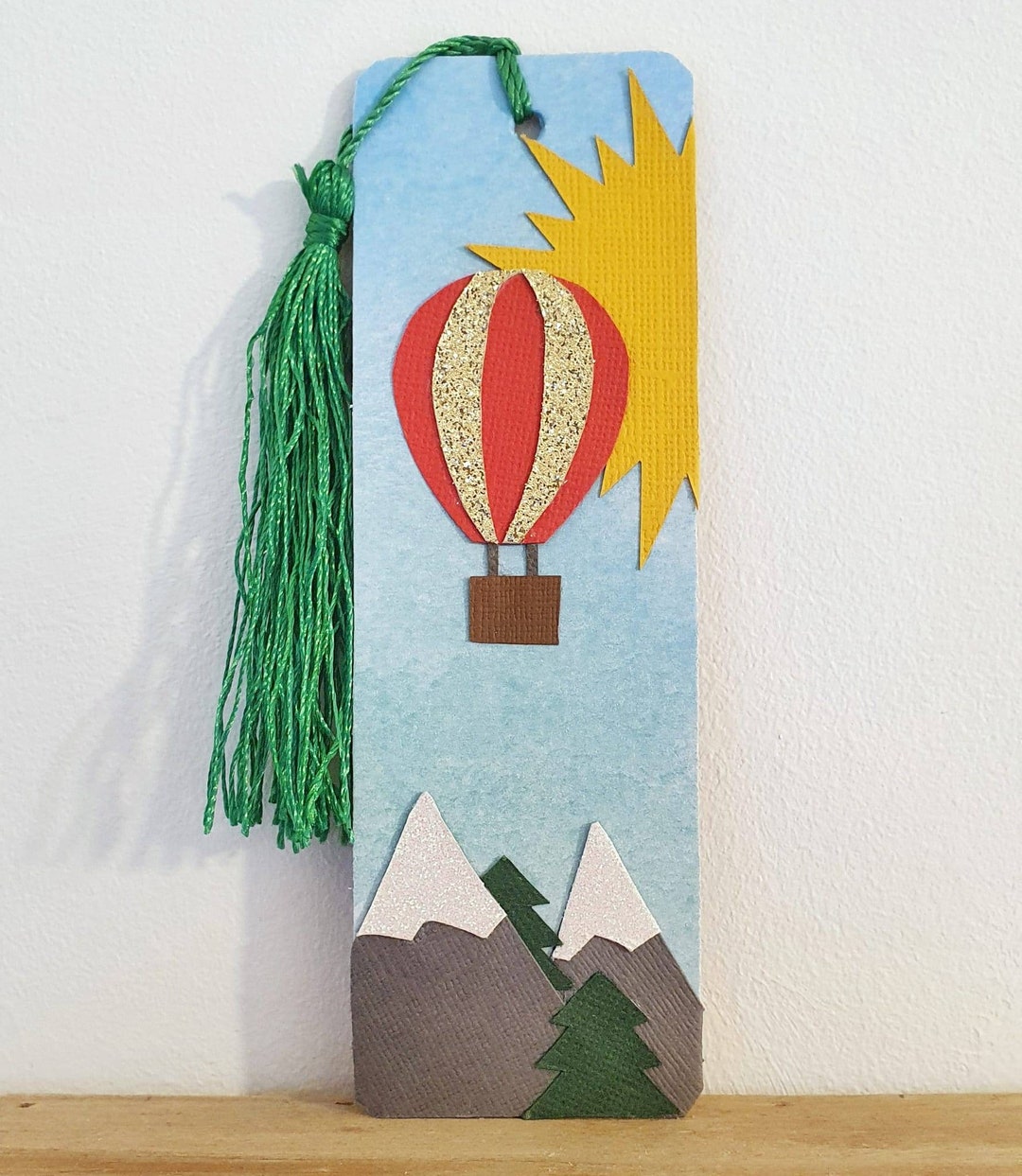 Hot Air Balloon Bookmark - Etsy