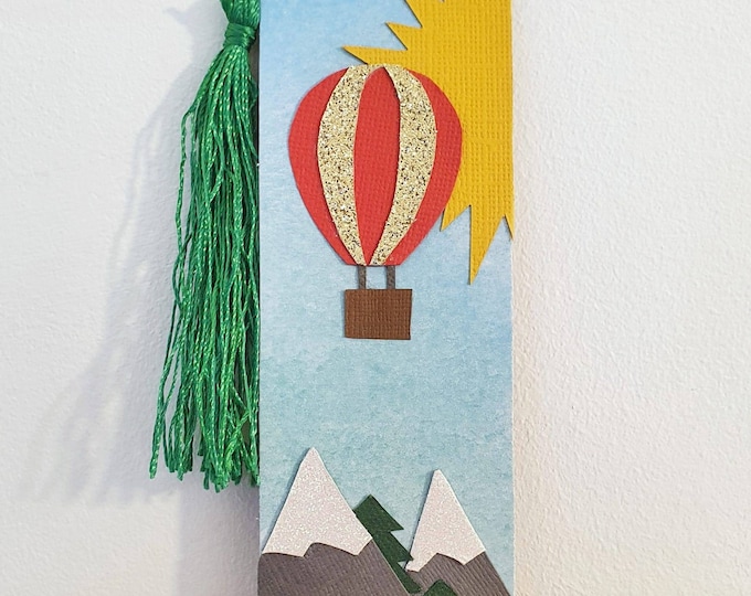 Hot Air Balloon Bookmark - Etsy
