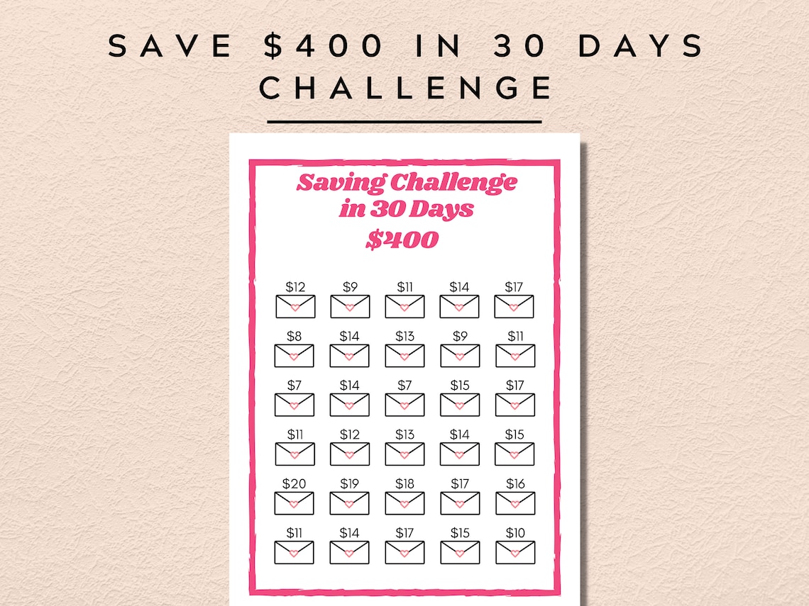 Money Saving Challenge Bundles Printable Savings Challenge in - Etsy